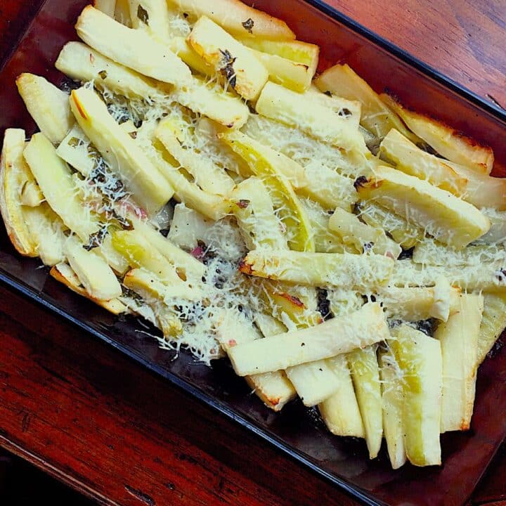 Baked Cucumbers Recipe With Parmesan Cheese and Herbs